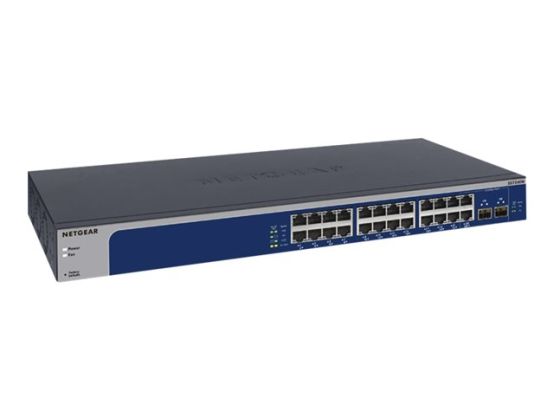 NETGEAR Plus XS724EM - Switch - smart - 22 x 100/1000/2.5G/5G/10GBase-T ...