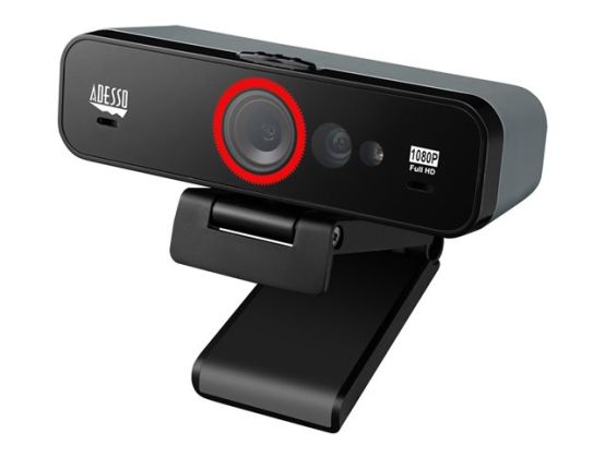 1080P HD WEBCAM W/WINDOWS HELLO FACE REC. BUILD-IN CYBERTRACK F