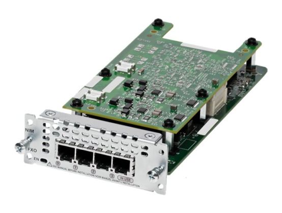 4-PORT NETWORK INTERFACE MODULE FXO (UNIVERSAL)
