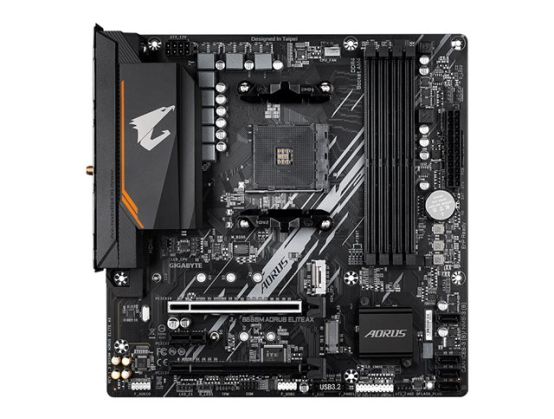 AORUS B550M ELITE AX - 1.3 - motherboard - micro ATX - Socket AM4 - AMD ...