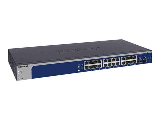 NETGEAR Plus XS724EM - Switch - smart - 22 x 100/1000/2.5G/5G/10GBase-T ...