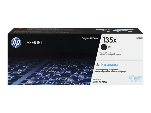 HP 135X - High Yield - black - original - LaserJet - toner cartridge ...