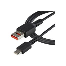 StarTech.com 3ft (1m) Secure Charging Cable, USB-A to USB-C Data ...